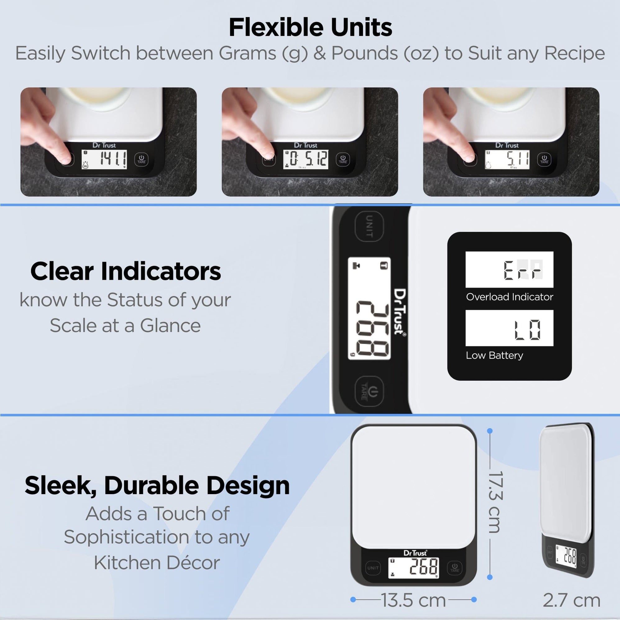 Buy Digital Kitchen Scales Online | Kitchen Weighing Scales Online | Dr ...