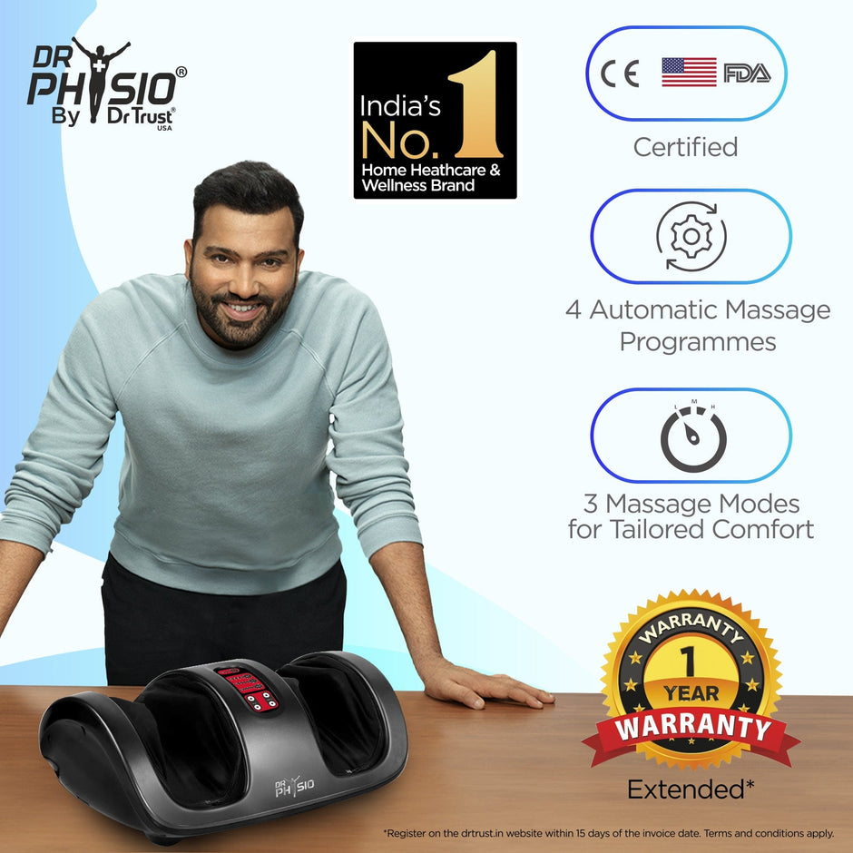 Dr Physio Full Body Massager Machine - Electric Leg and Foot Massager ...