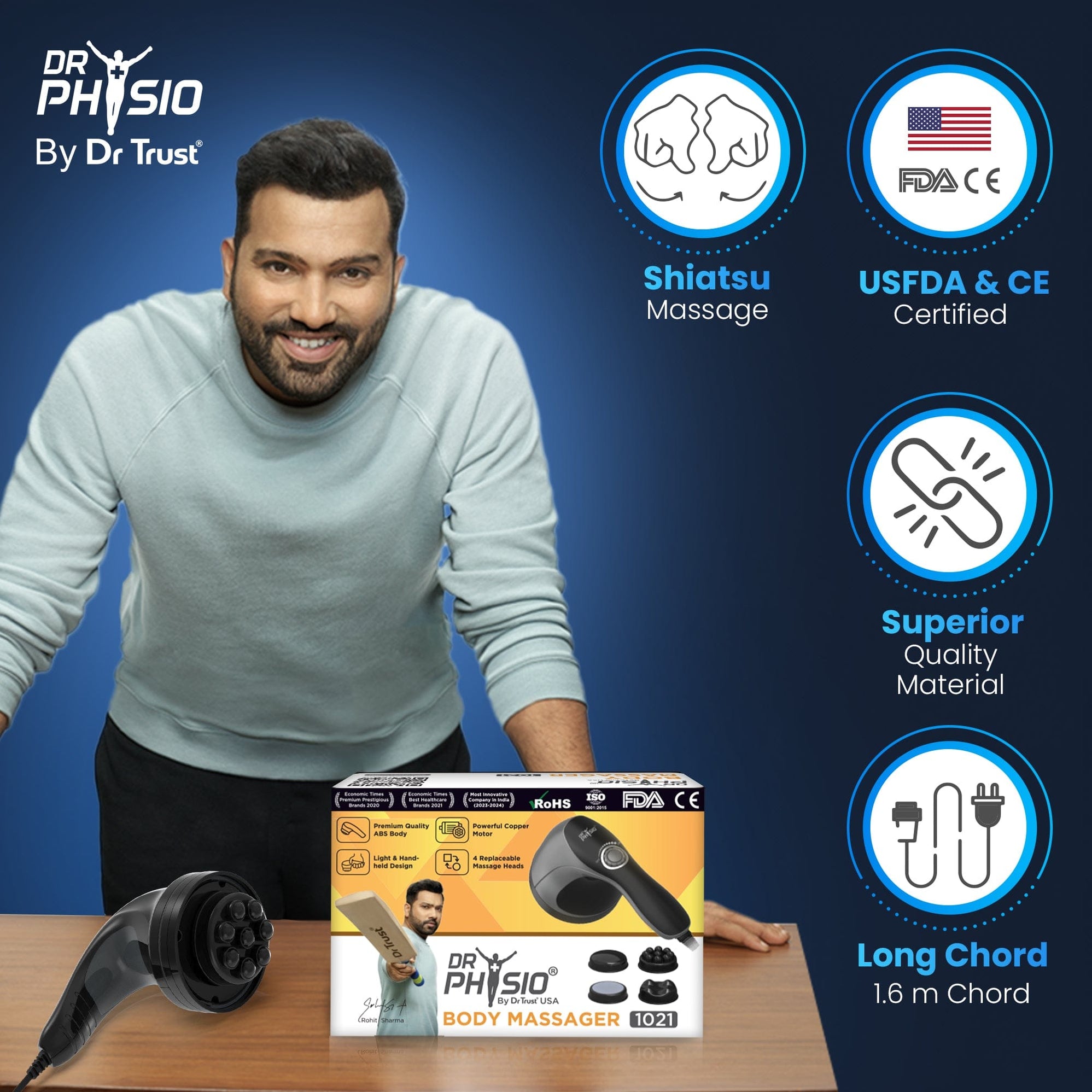 Dr Physio Full Body Massager Machine - Electric Leg and Foot Massager ...