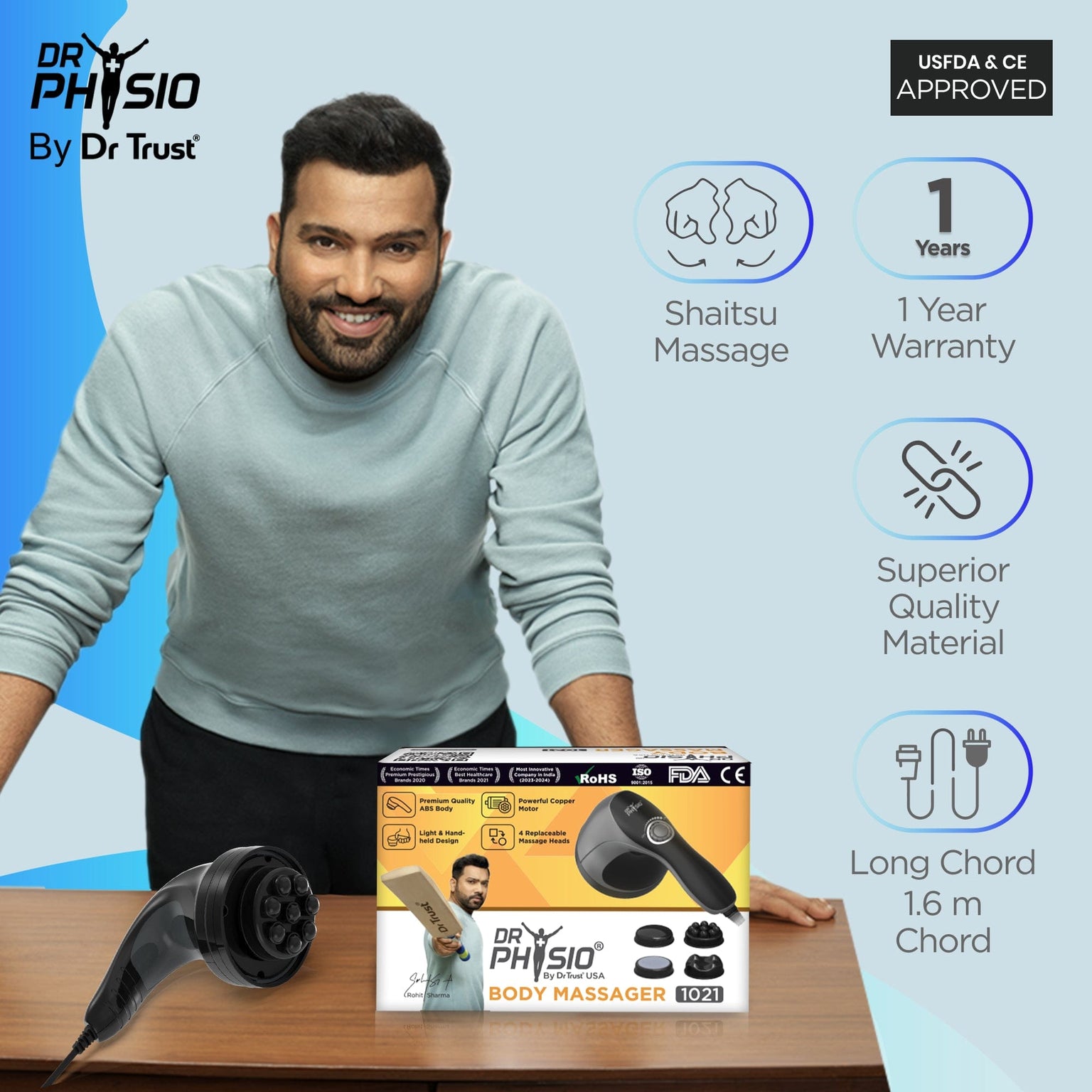 Dr Physio Full Body Massager Machine Electric Leg And Foot Massager 7671