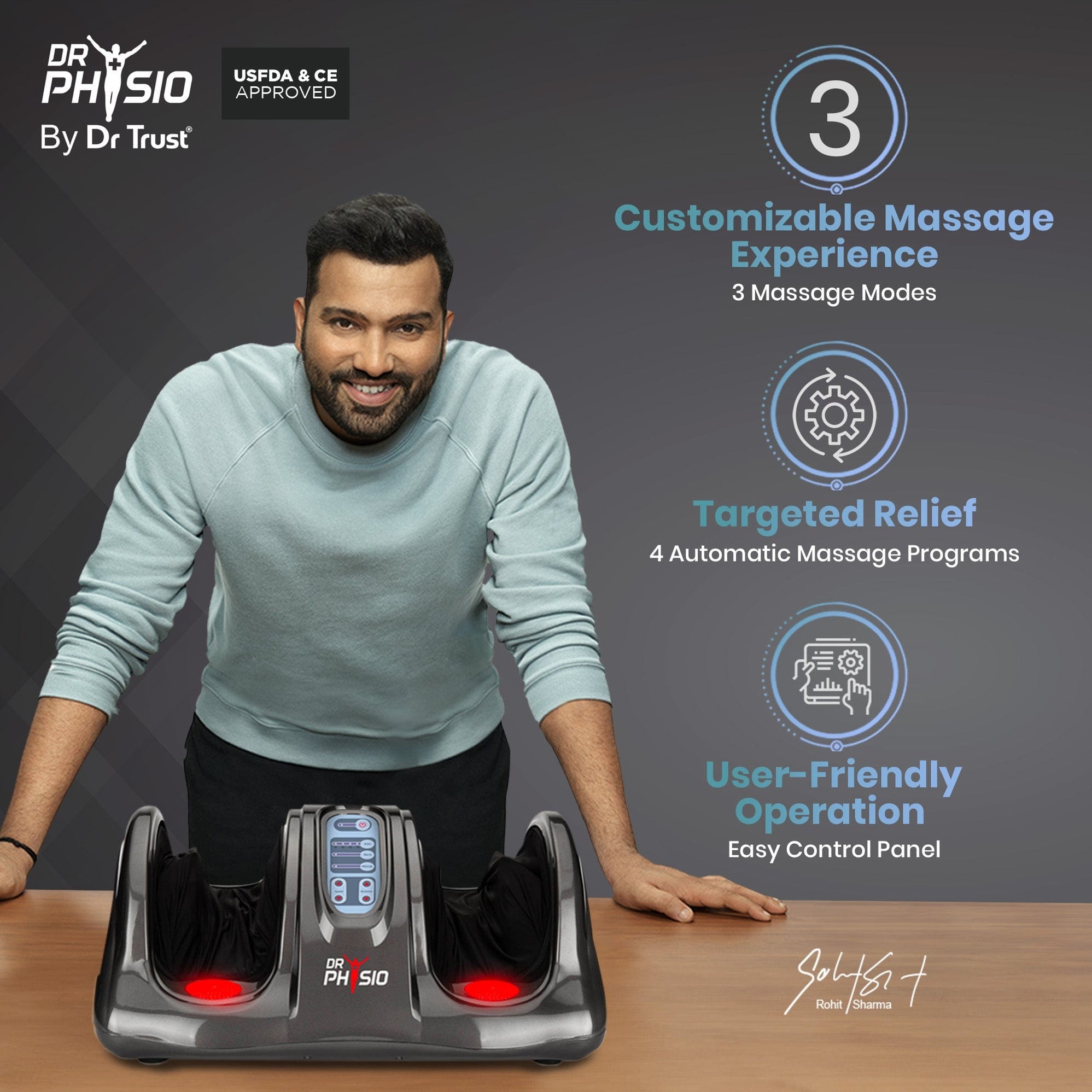 Dr Physio Full Body Massager Machine - Electric Leg and Foot Massager — Dr Trust