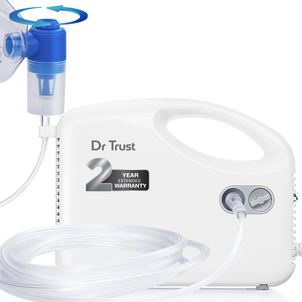 Dr Trust USA Compressor Nebulizer Machine, Portable Mesh Nebulizer