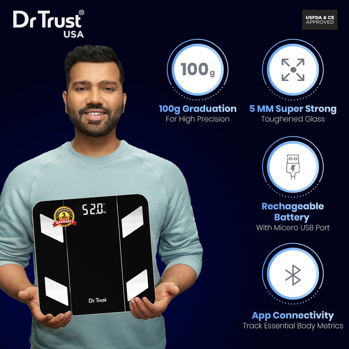 Dr Trust Personal Digital Weight Machine - Electronic Weighing Scales