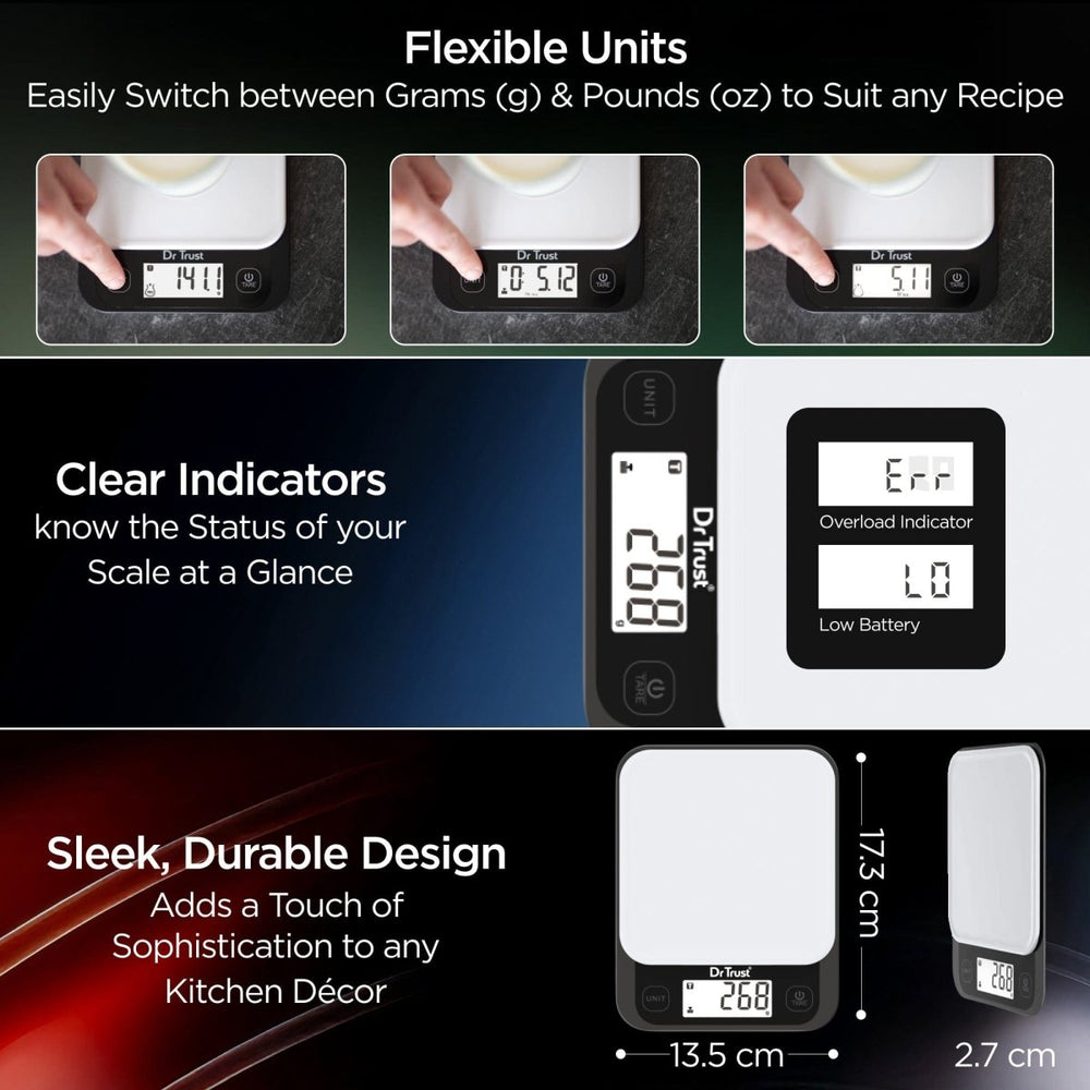 Buy Digital Kitchen Scales Online | Kitchen Weighing Scales Online | Dr ...