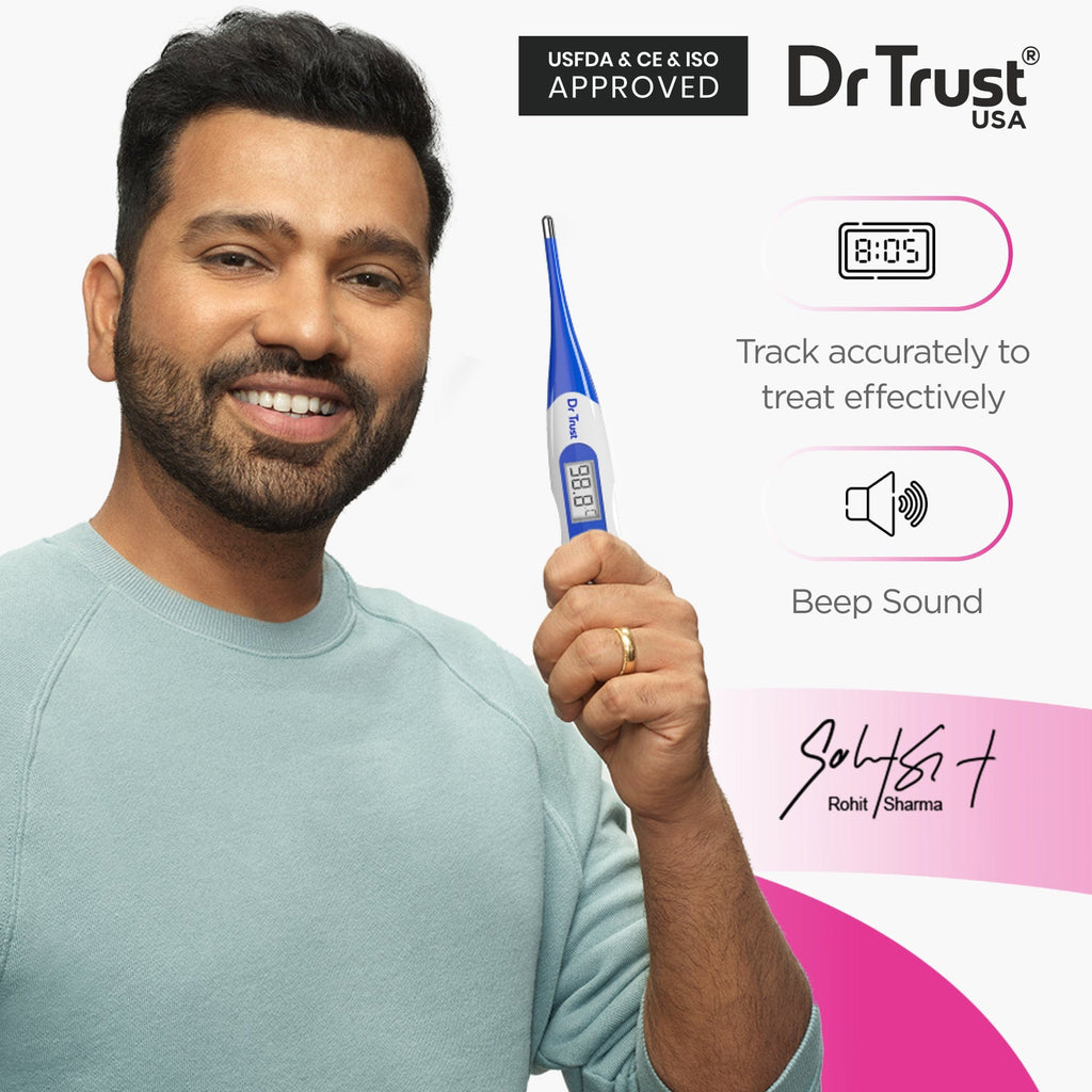 Dr Trust USA Digital Thermometer for Fever - Temperature Measure Device