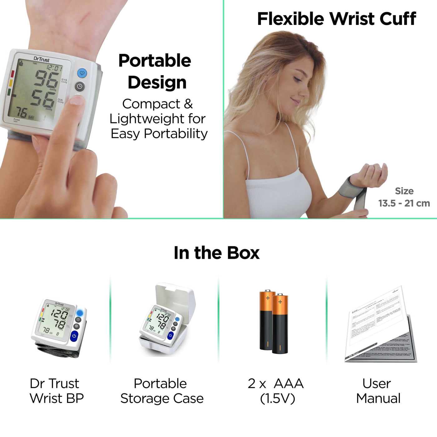 Dr Trust USA Wrist Blood Pressure Machine | Best BP Machine