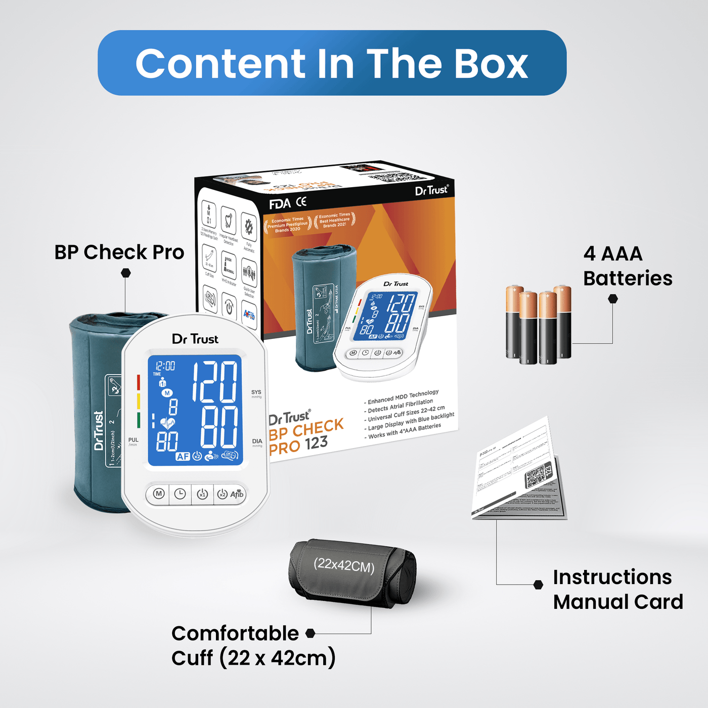 Dr Trust USA Blood Pressure Machine | Digital Blood Pressure Monitor